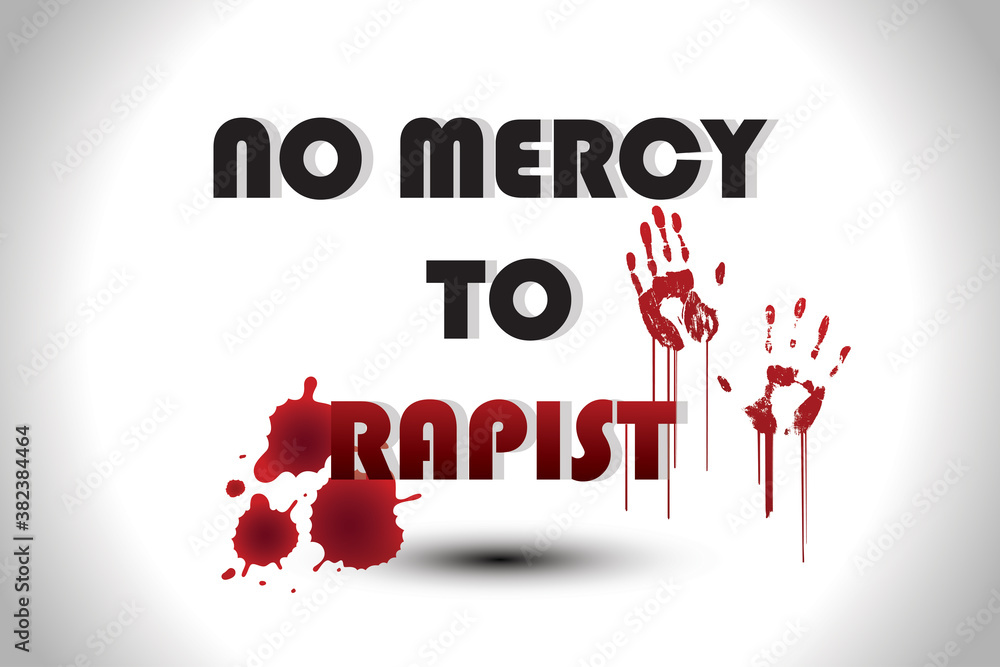 Hathrs rape case Utter Pradesh, india. poster, no mercy to rapist ...