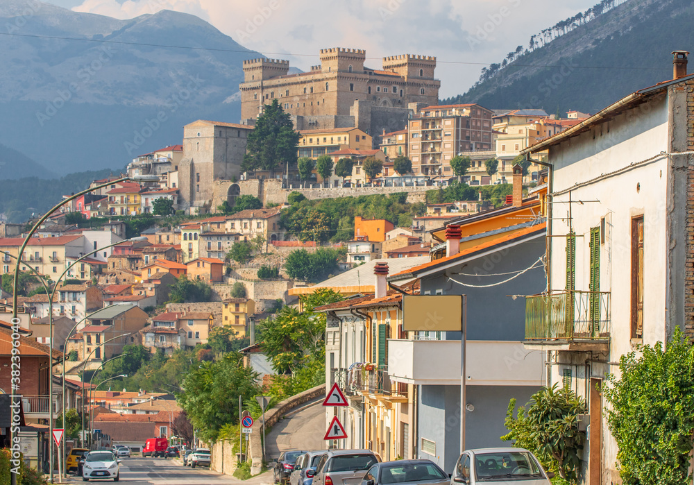 Celano, Italy - one of the most picturesque villages of the Apennine ...