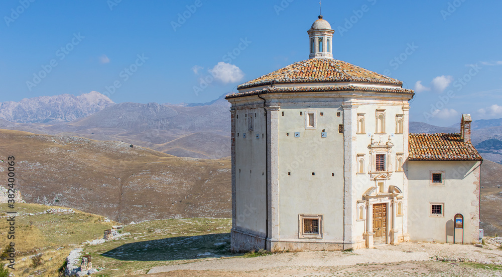 Rocca Calascio, Italy - right beside the wonderful fortress of Rocca ...