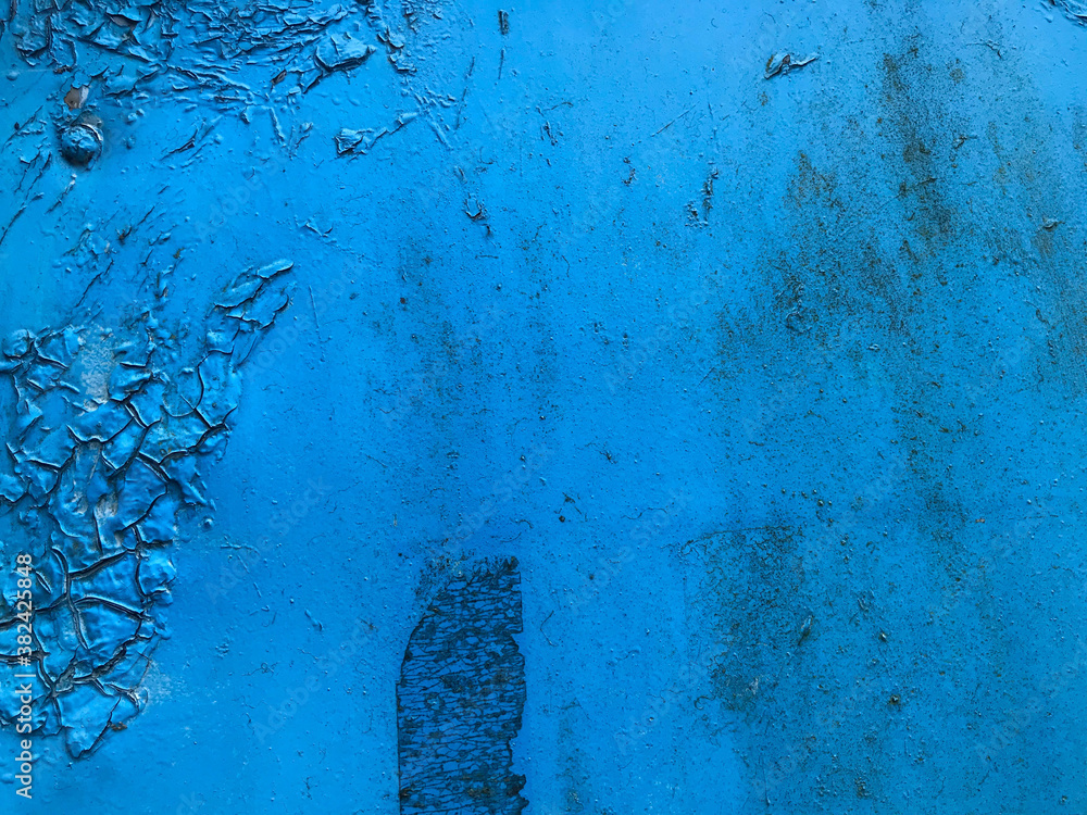 texture in blue. bright, matte surface. there is a patch on the texture ...