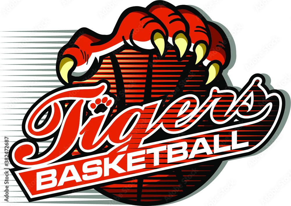 Tiger Basketball Logo Design