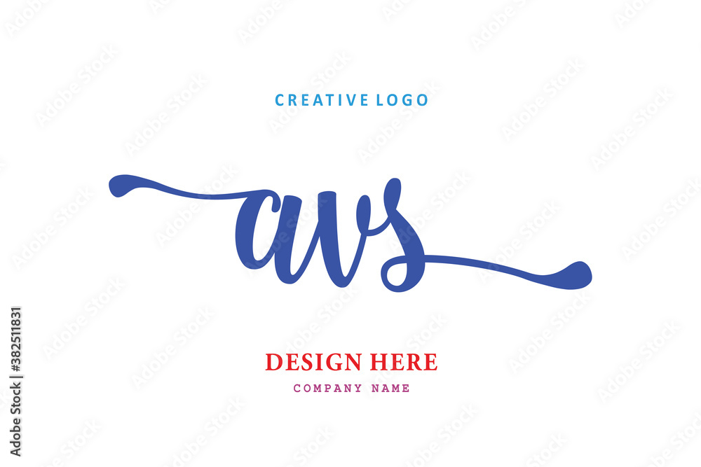 The simple AVS layout logo is easy to understand and authoritative ...