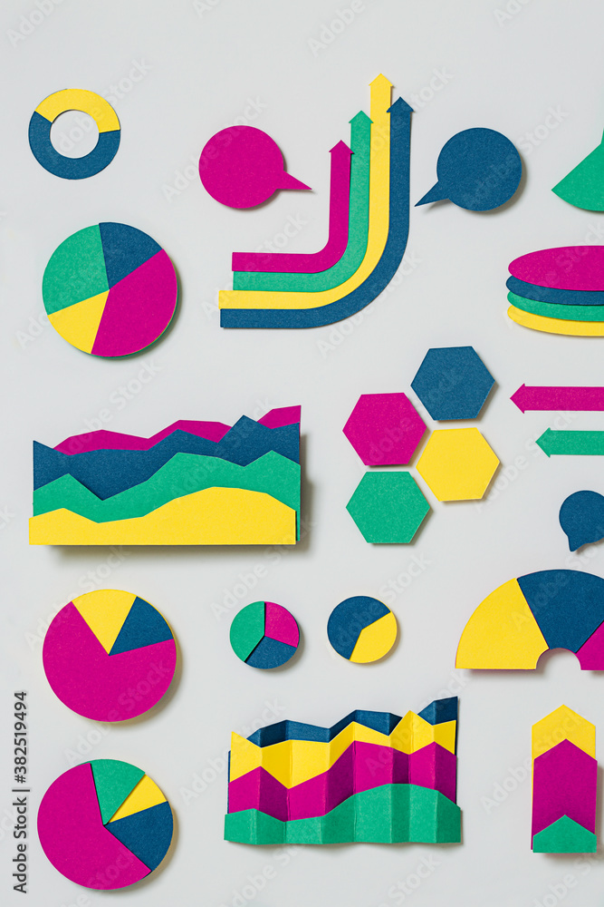 Paper statistics charts Stock Photo | Adobe Stock