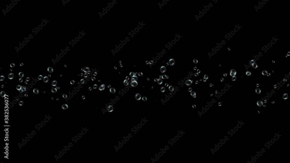 Abstract Realistic Fizzing Air Bubbles Stream Soap pop Water Bubbles ...