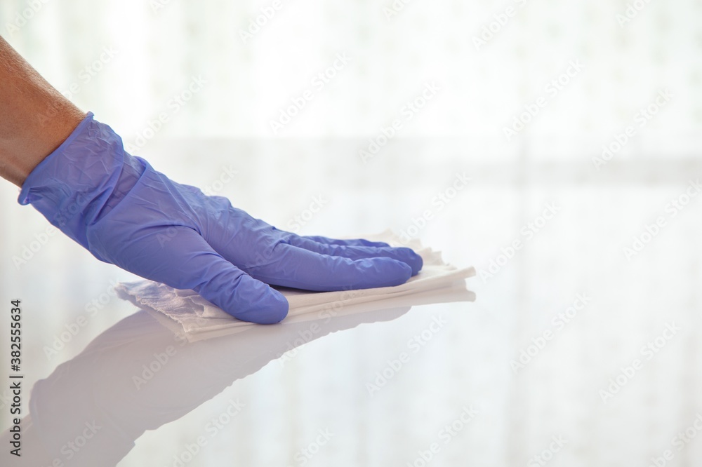 Surface disinfecting home cleaning with sanitizing antibacterial wipes ...