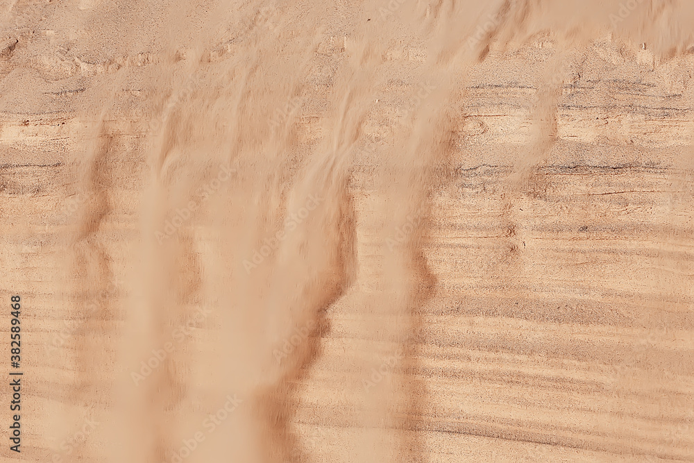 texture crumbling sand corrosion / scree of sand sand dunes, mountains ...