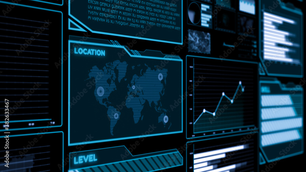 Futuristic user interface dashboard for big data analytic in ...