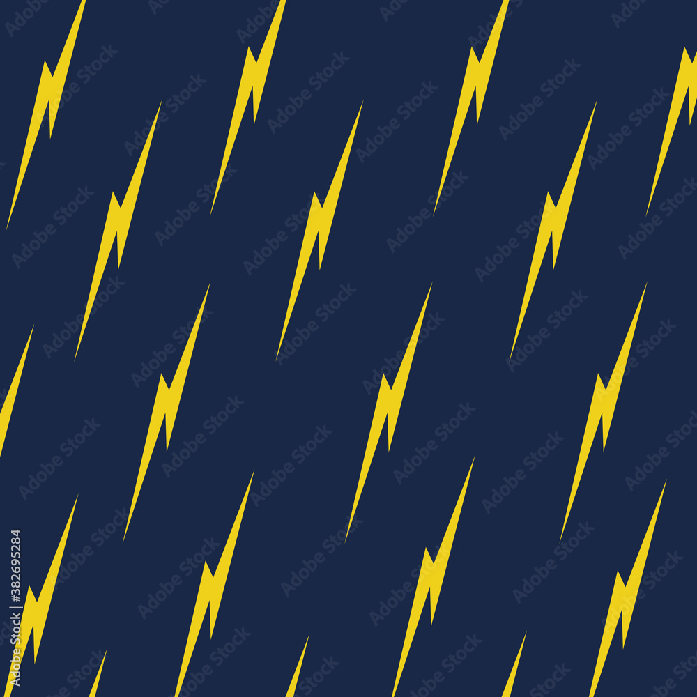 Lightning bolts pattern. Thunder bolt pattern energy lightning ...
