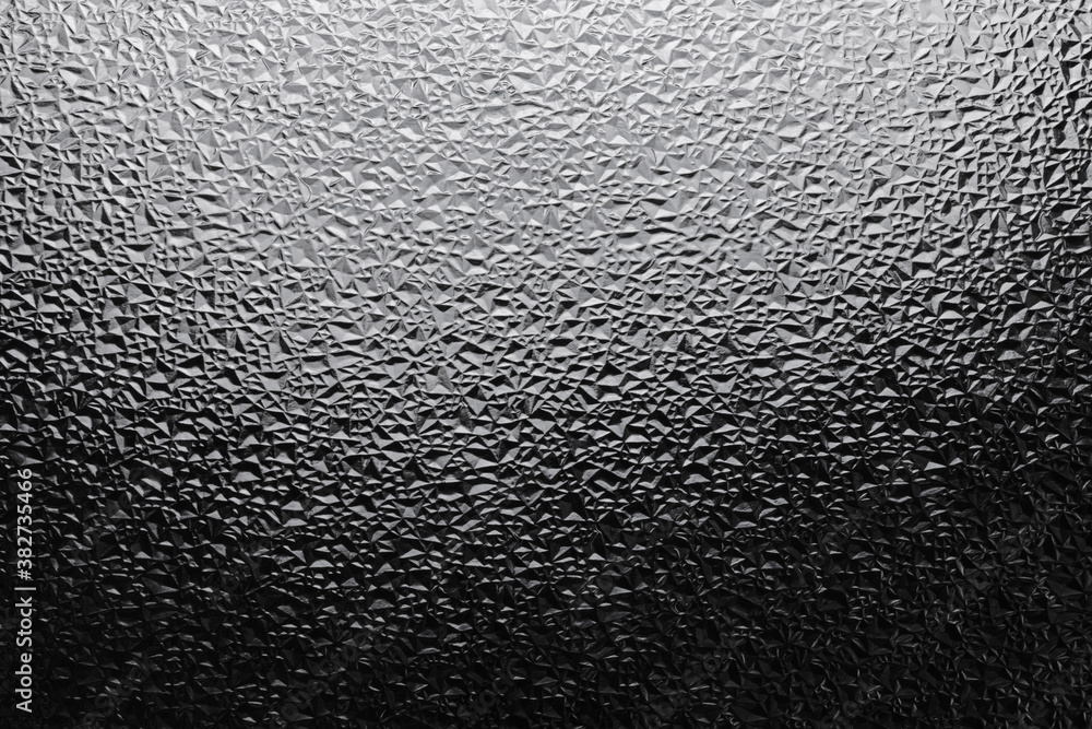 Acrylic crystals with different levels of illumination. Light and ...