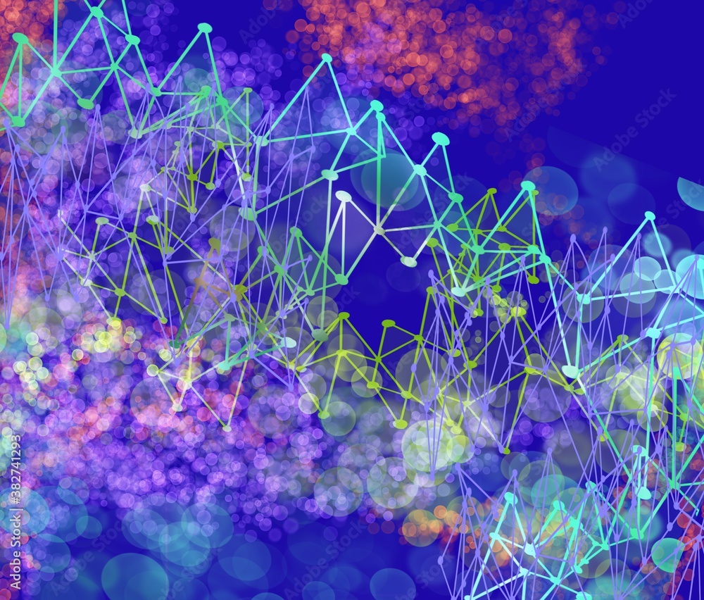 Neural network design of lines and dots connecting intraneural ...