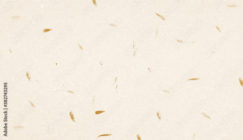 Pale yellow Mulberry Paper with leaf texture background, Handmade paper ...