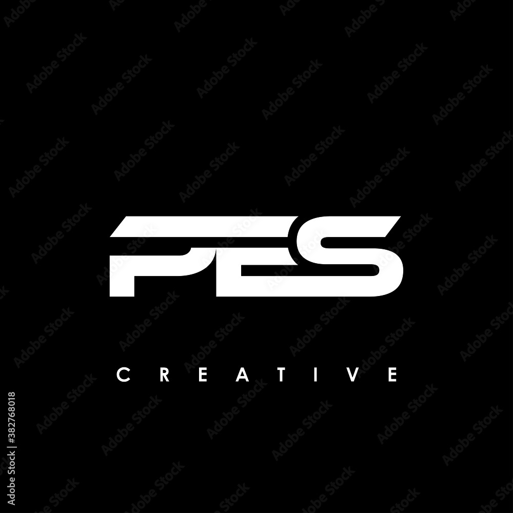 PES Letter Initial Logo Design Template Vector Illustration Stock ...