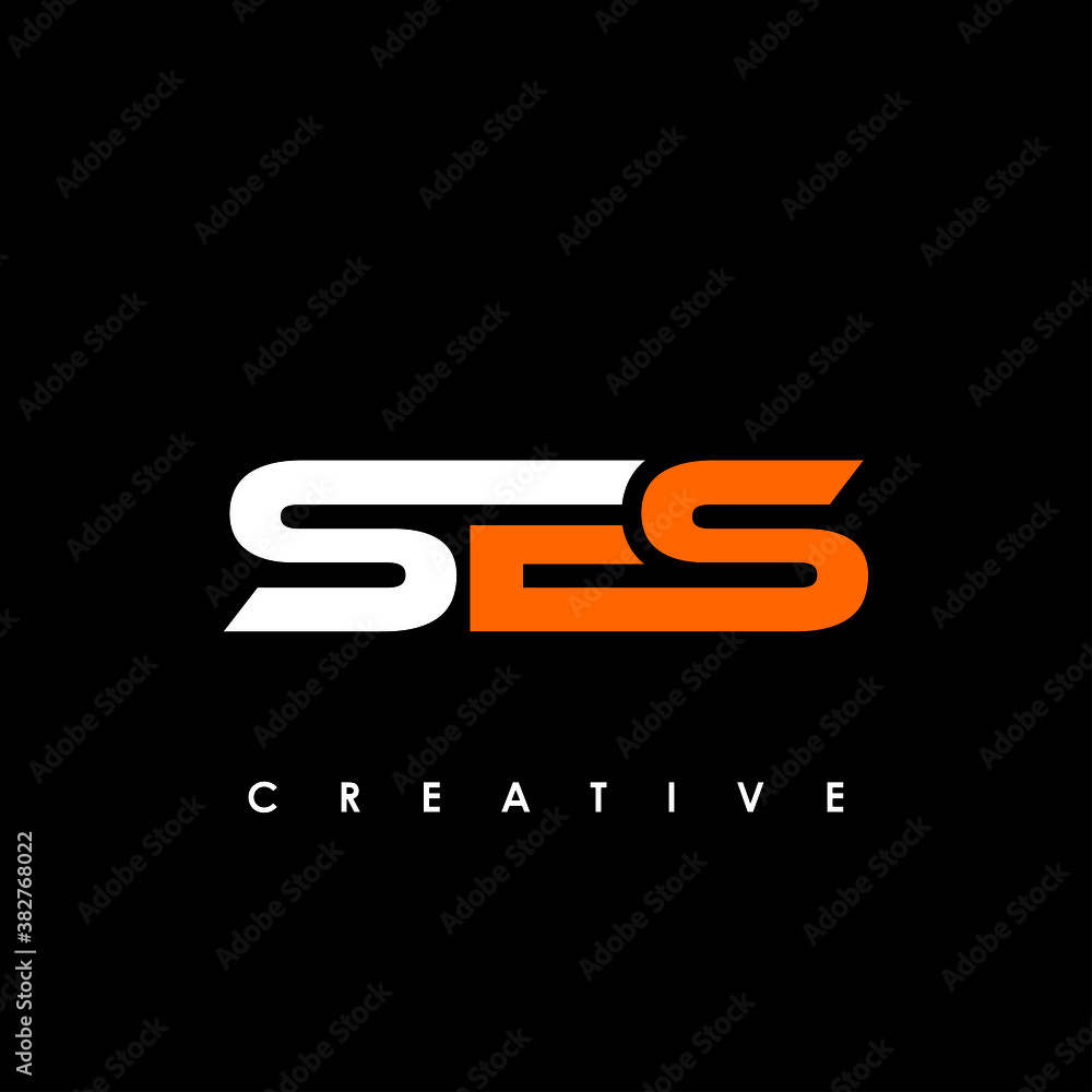 SES Letter Initial Logo Design Template Vector Illustration Stock ...