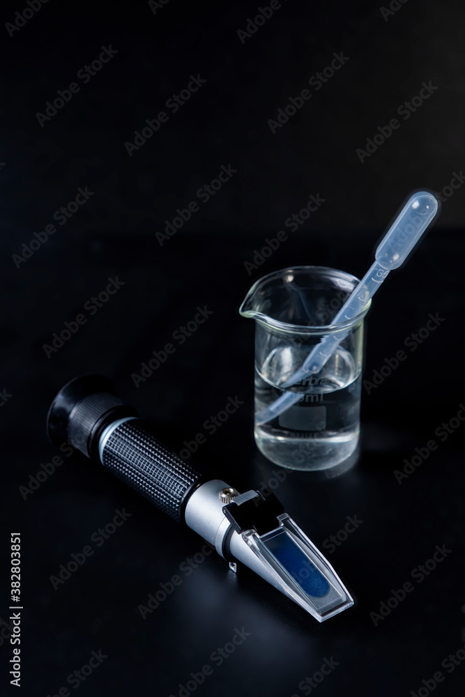 Refractometer is a laboratory or field device for the measurement of an ...