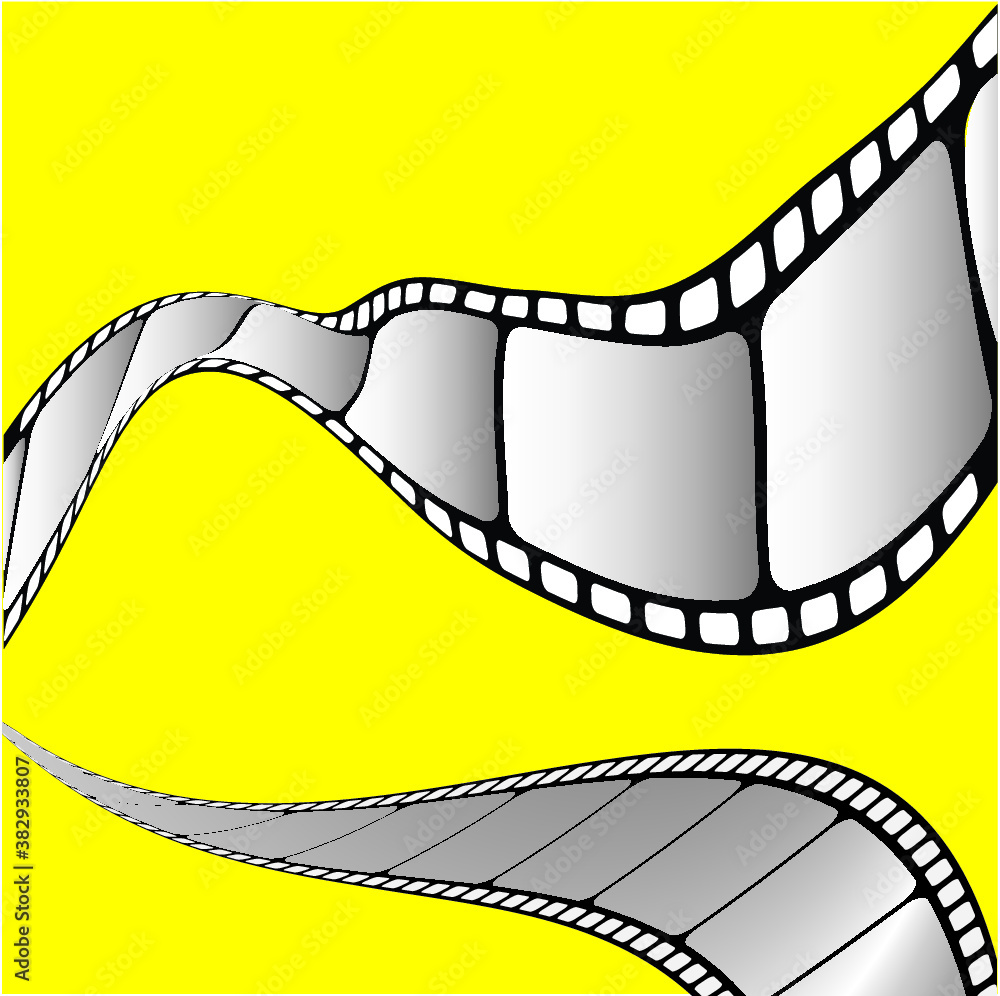 Movie Film clip art Stock Vector | Adobe Stock