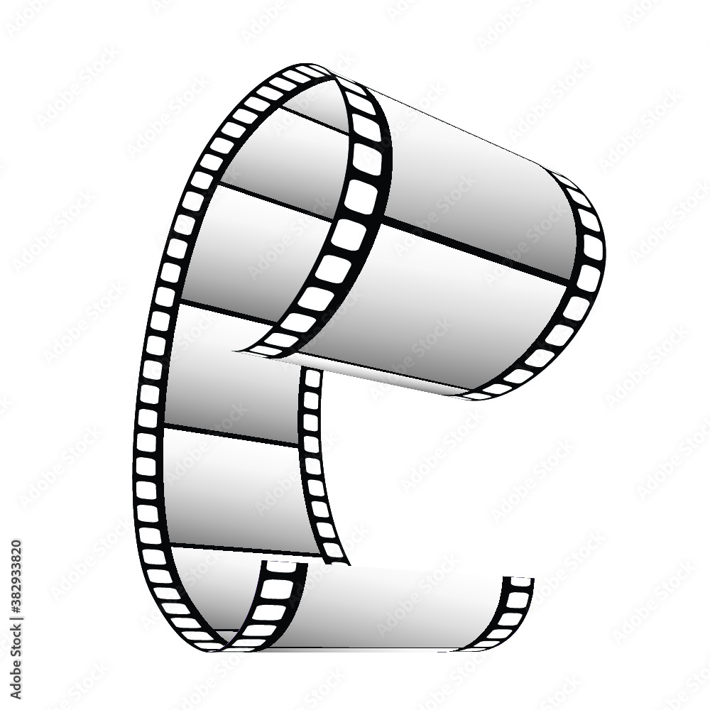 Movie Film clip art Stock Vector | Adobe Stock