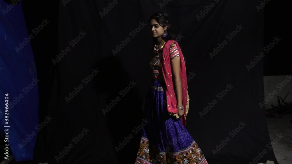 Indian Female Model in traditional Chaniya choli. Navratri is an Indian ...
