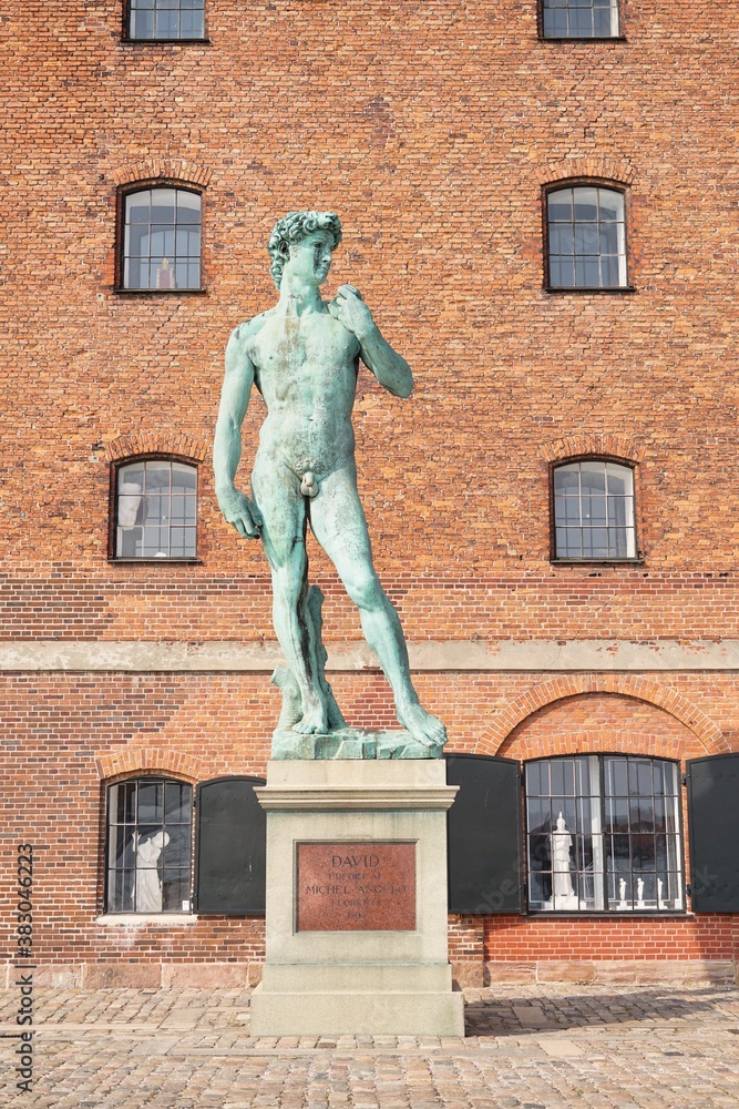 replica statue of Michelangelo's David Stock Photo | Adobe Stock
