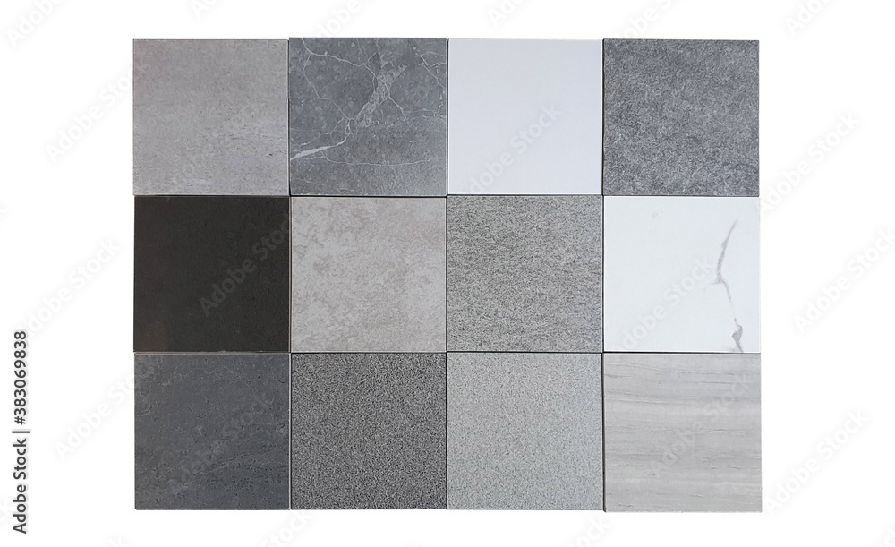 interior stone ,concrete and marble tile samples in square shape ...