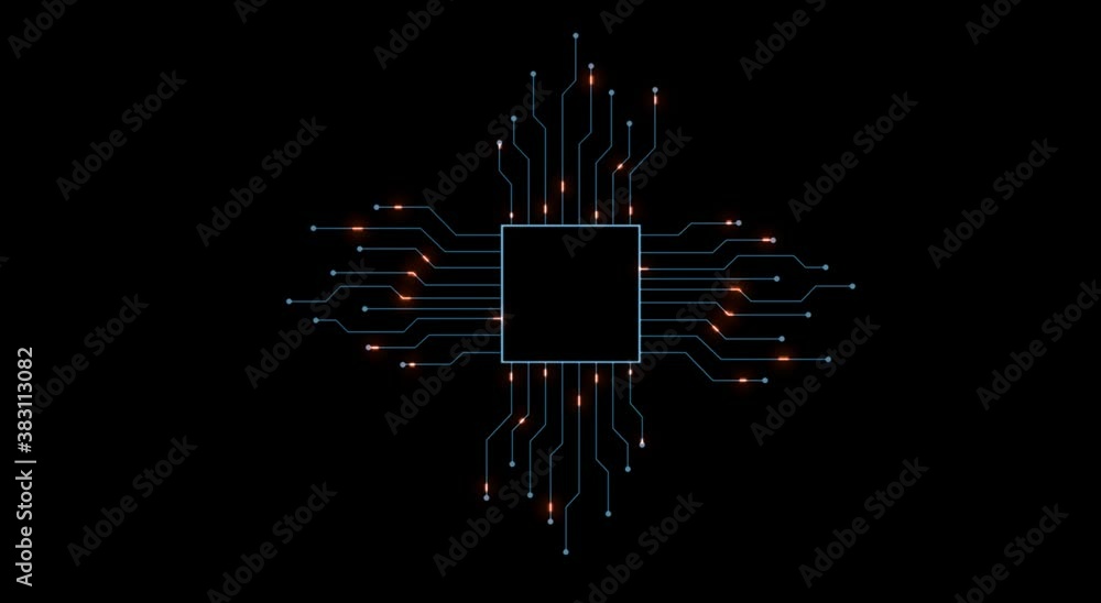 4K animation chip set cpu controller and print circuit for text or logo ...