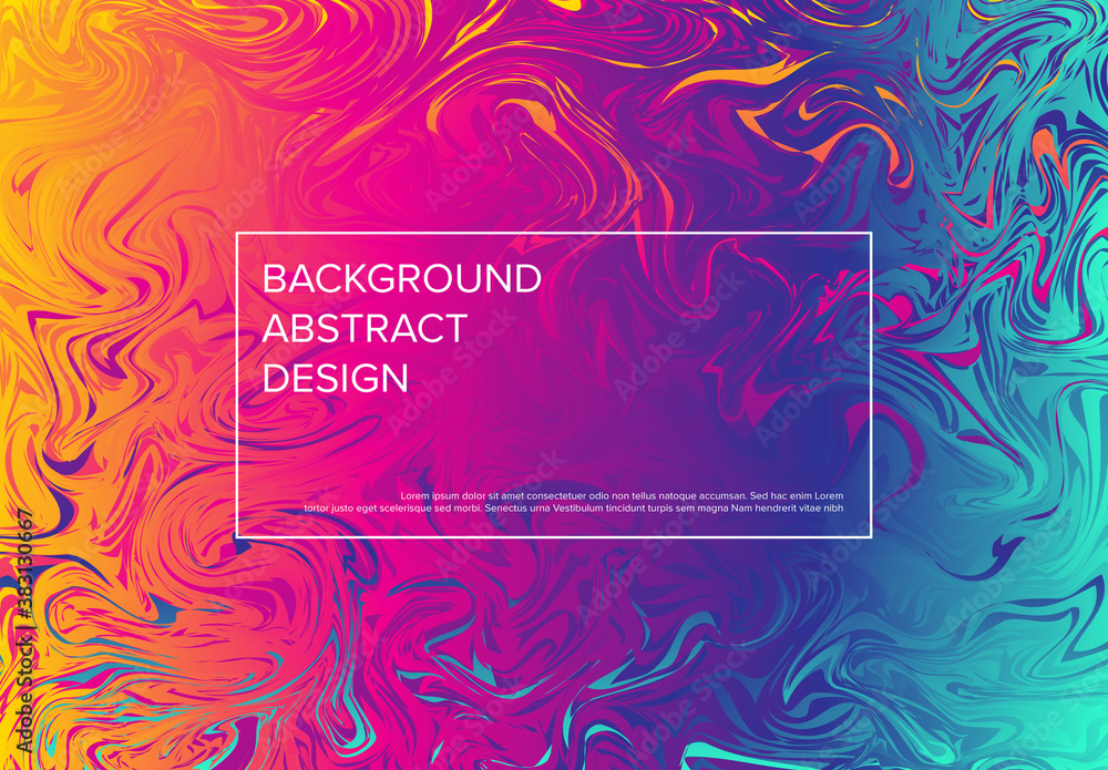 Modern Art Background Layout with Fresh Oil Colors Stock Template ...