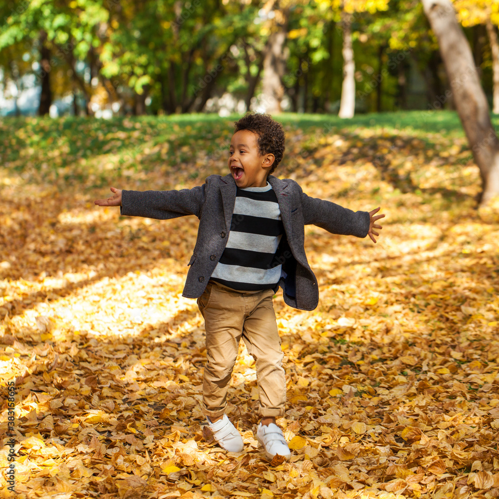 four year old little boy Stock Photo | Adobe Stock