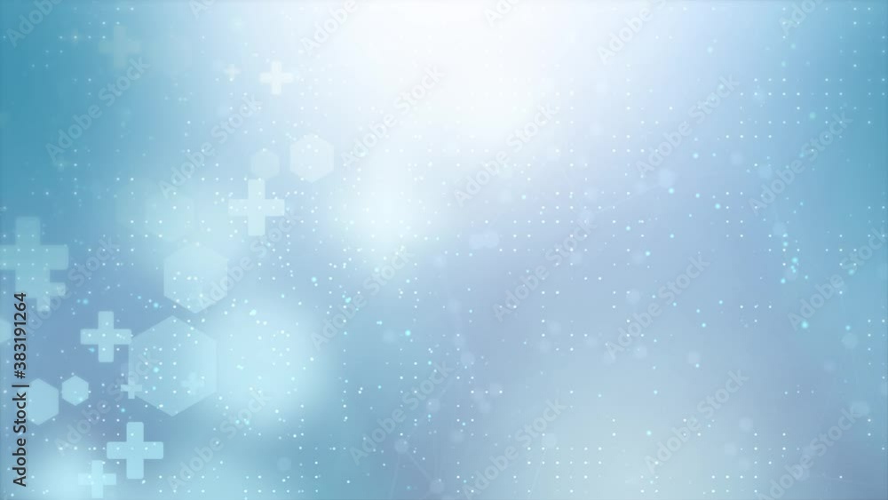 Abstract medical Presentation background with flat icons symbols ...