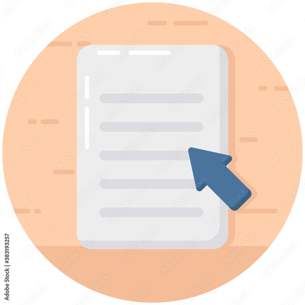 Word Document Stock Vector | Adobe Stock