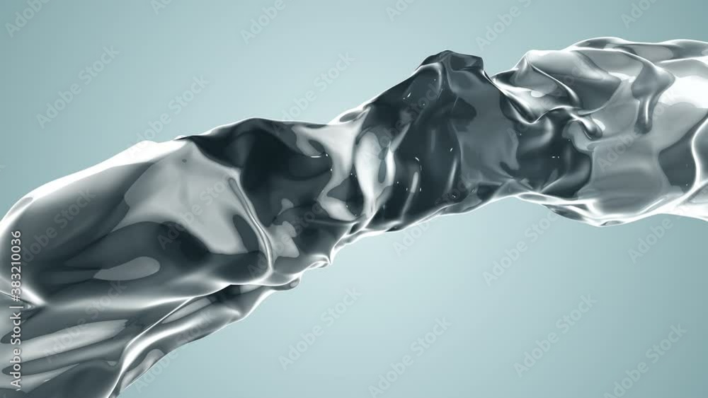 3D render of liquid surface on ramp gradient background, 4K abstract ...