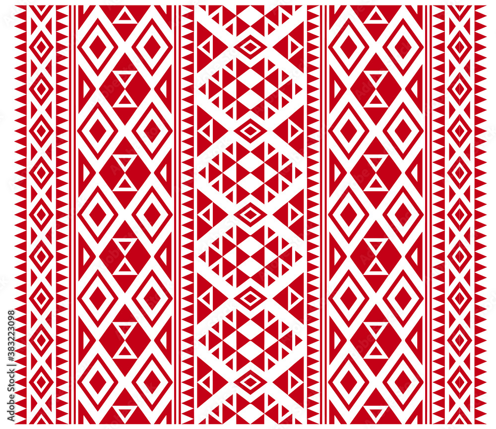 tribal pattern of north east,india. Ikat geometric folklore ornament ...