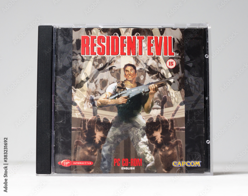 Fotka „lodnond, UK 05/05/2019 Resident Evil pc cd rom computer video ...