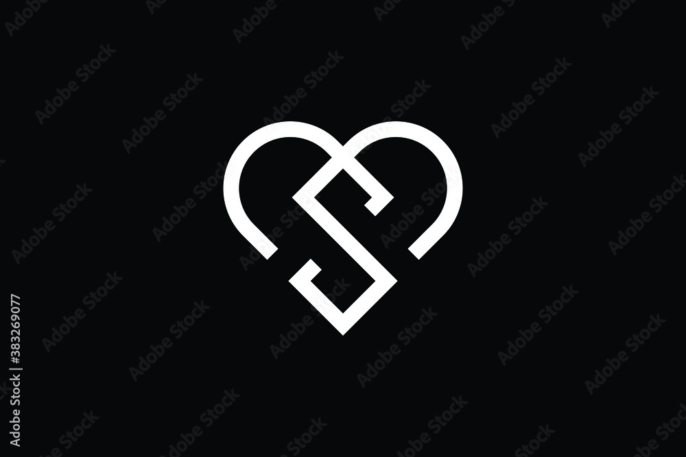 Minimal Innovative Initial MS logo and SM logo. Letter M S SM MS ...