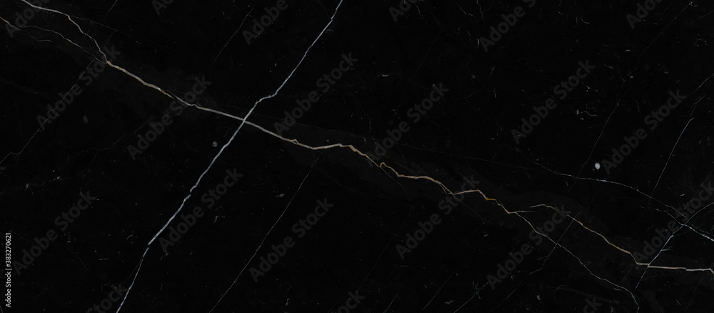Luxurious black agate marble texture with white veins, polished marble ...