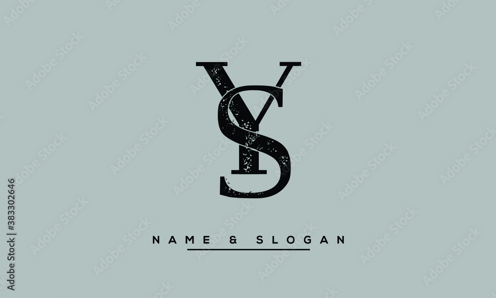 YS, SY, Y, S Abstract Letters Logo Monogram Stock Vector | Adobe Stock