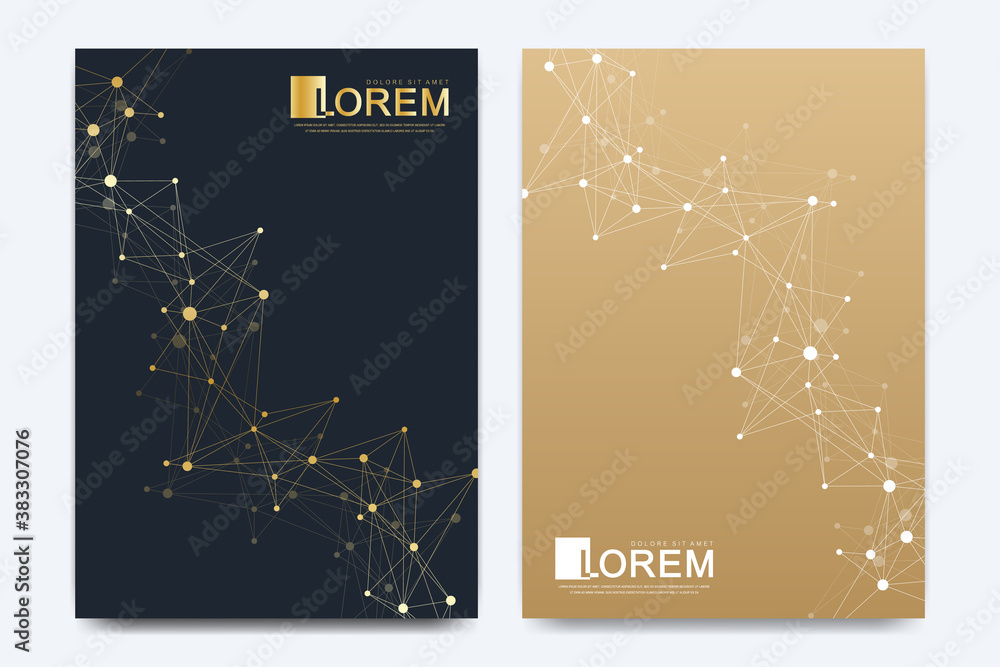 Modern vector template for brochure, Leaflet, flyer, advert, cover ...