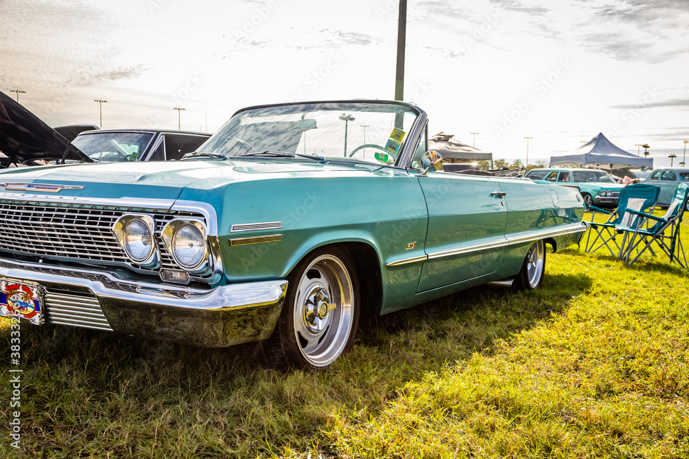 Restored 1963 Chevrolet Impala SS Convertible Stock Photo | Adobe Stock
