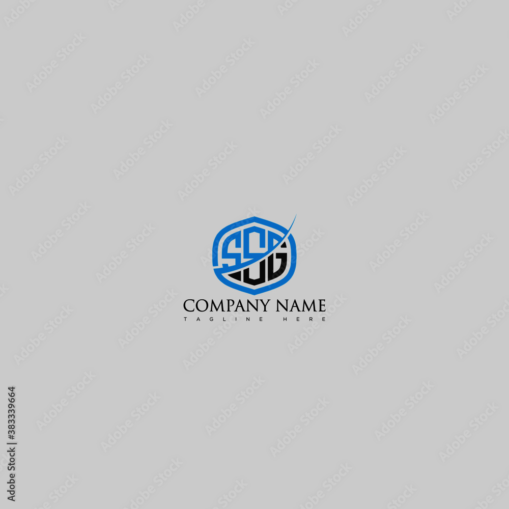 SSG Letter Logo Design Cross Monogram Icon. Stock Vector | Adobe Stock