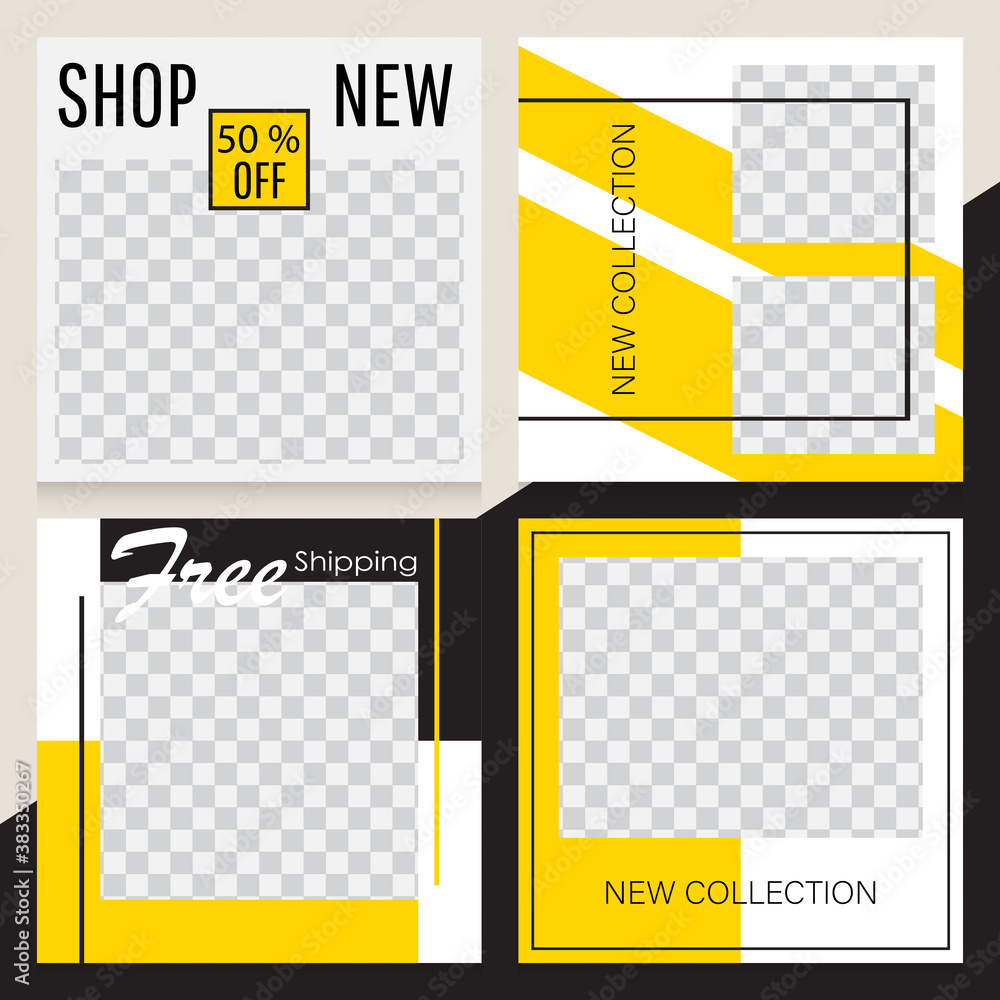 Social media post banner for fashion sale promotion. digital marketing ...