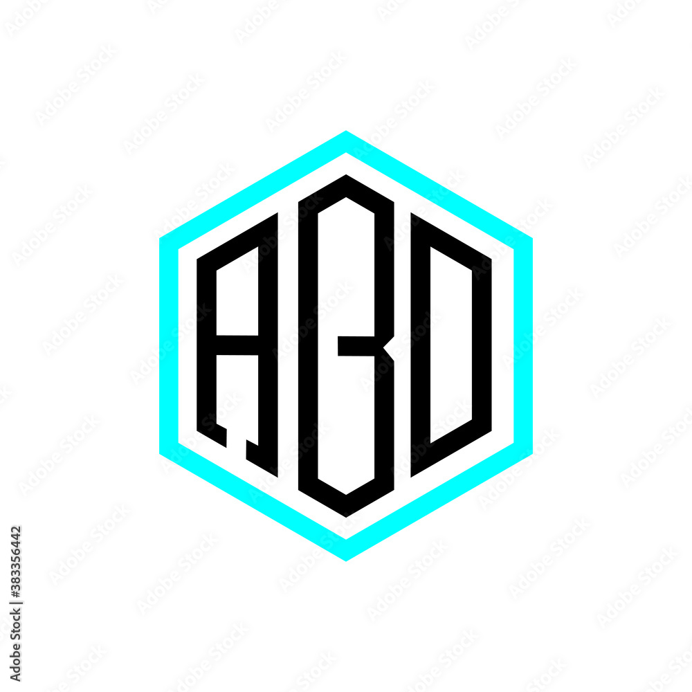 stander poligon letter logo design Stock Vector | Adobe Stock