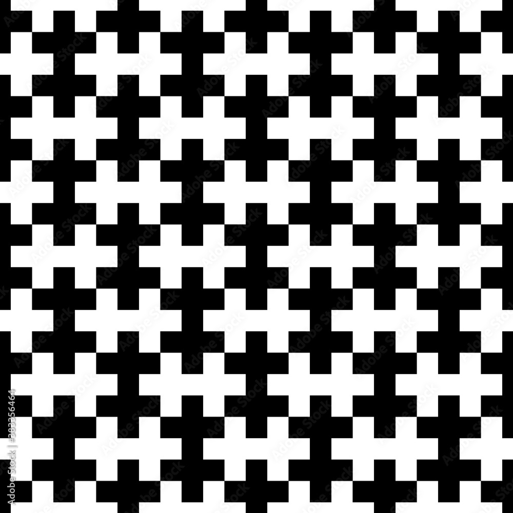 Seamless Sayagata pattern. Repeated interlocking manji background ...