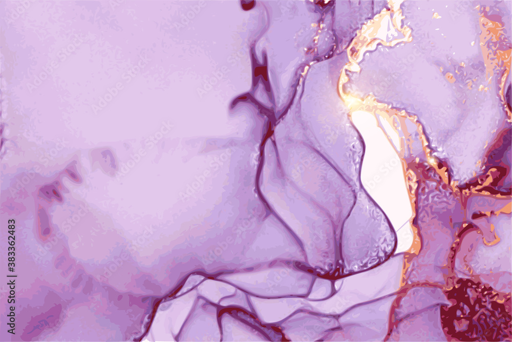 Violet, purple, and gold stone background with texture of marble Stock ...