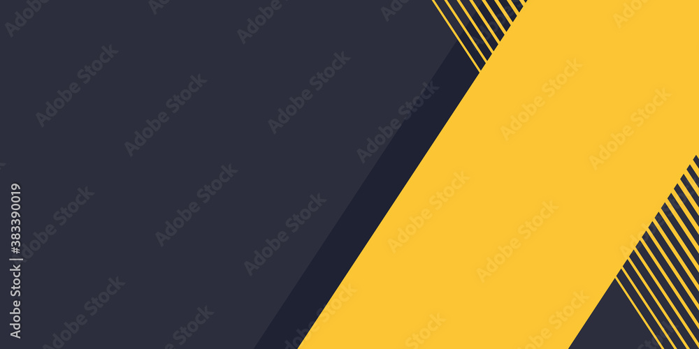 Abstract yellow black presentation background illustration Stock Vector ...