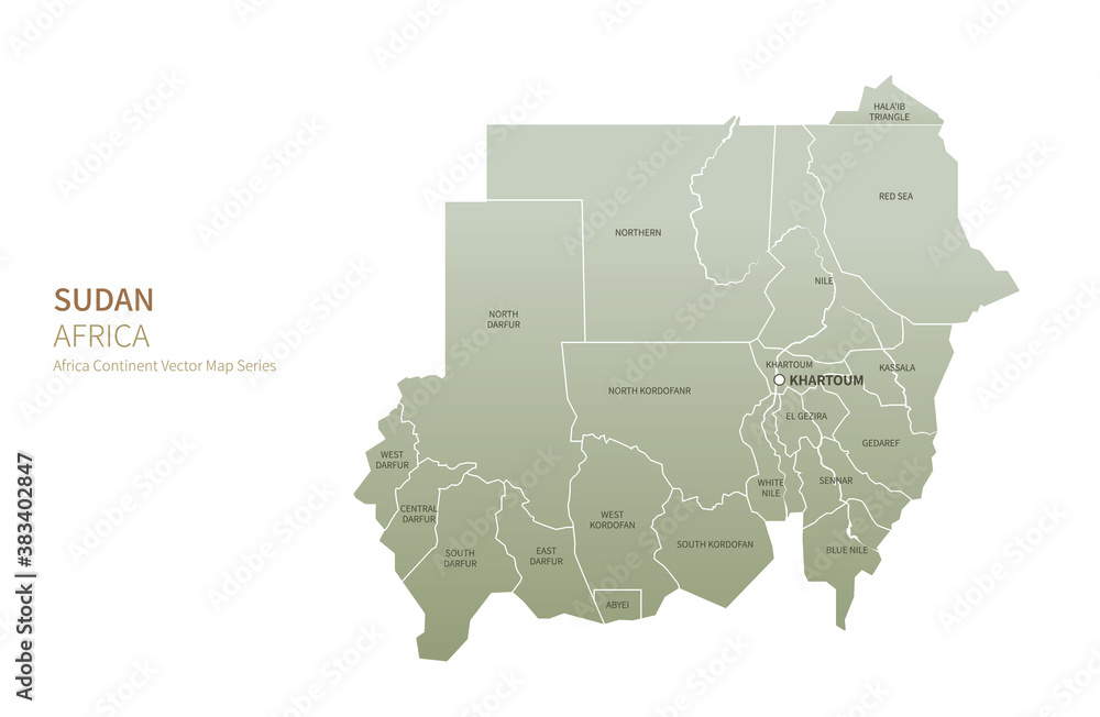 sudan map africa