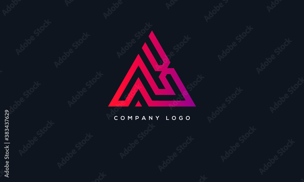 AX Letter Logo Design Template Vector Stock Vector | Adobe Stock