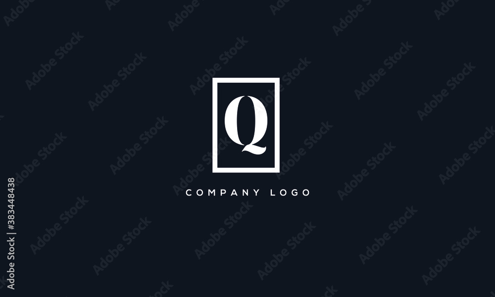 Alphabet letter icon logo Q. Stock Vector | Adobe Stock