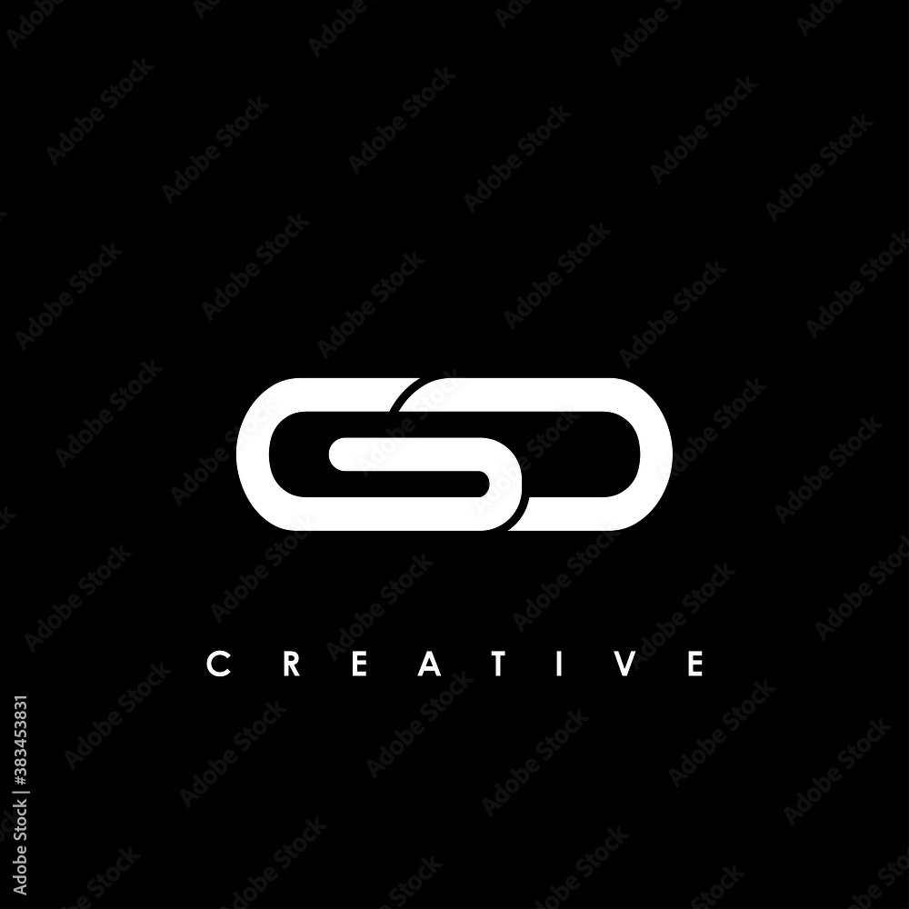 GO Letter Initial Logo Design Template Vector Illustration Stock Vector ...