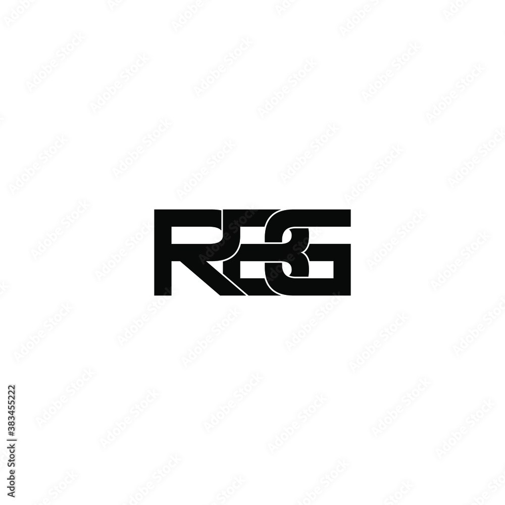 rbg letter original monogram logo design Stock Vector | Adobe Stock