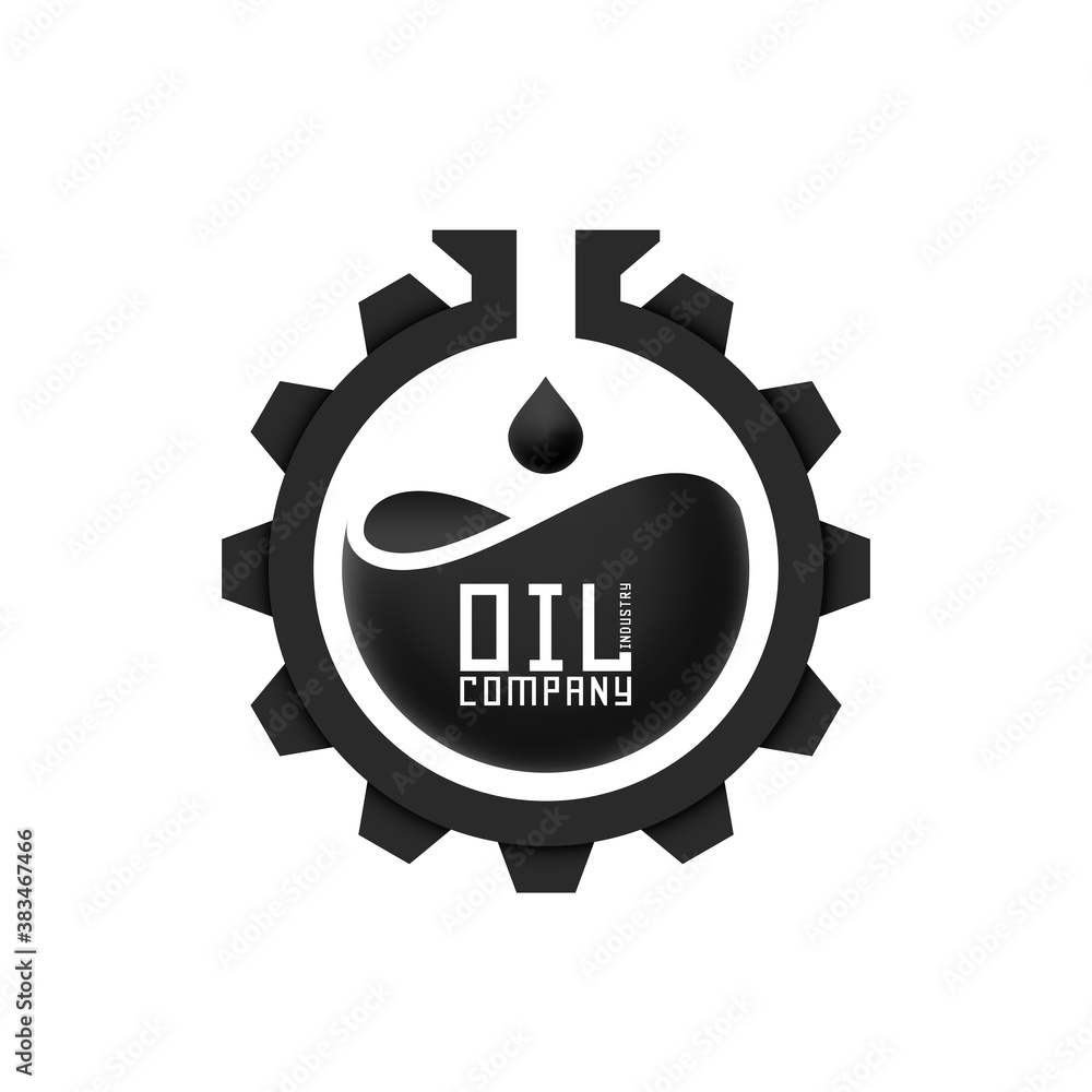 Oil industries logo template Stock Vector | Adobe Stock