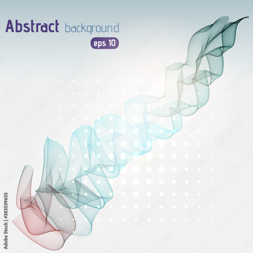 Abstract blue template vector background. Vector illustration. Stock ...