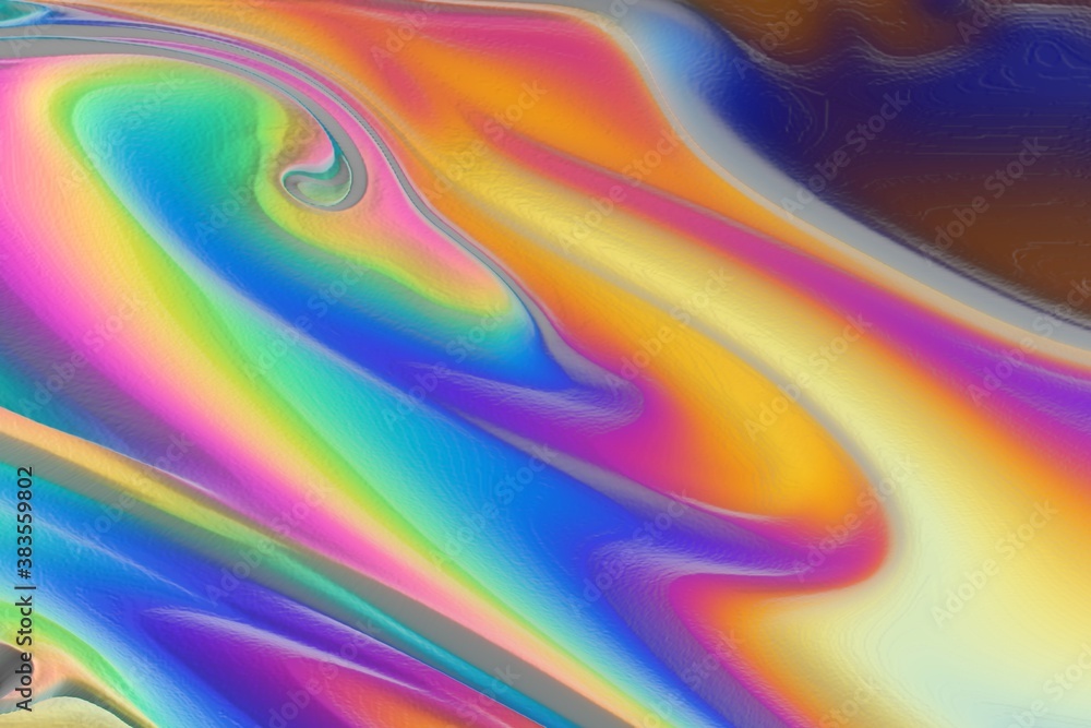 Polarisation colors, 3D, 3D rendering, color map, polarized light Stock ...